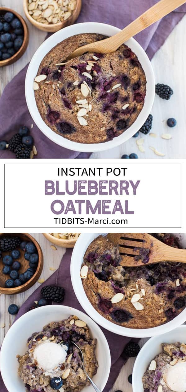 Instant Pot Blueberry Oatmeal