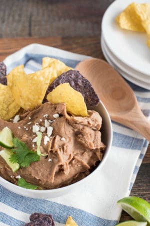 Instant Pot Refried Beans - LOW FAT! - InstaFresh Meals