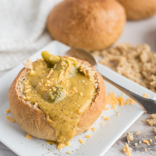 Whole Wheat No-Knead Bread Bowls - InstaFresh Meals