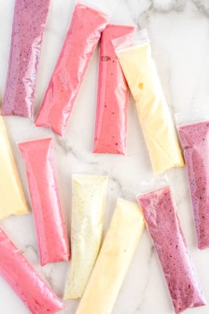 Homemade Frozen Yogurt Tubes - Naturally Sweetened - InstaFresh Meals