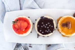 Instant Pot Mini Cheesecakes plus Topping Ideas plus Gifting Ideas!