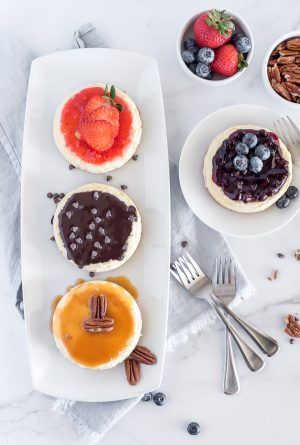 Instant Pot Mini Cheesecakes plus Topping Ideas plus Gifting Ideas ...