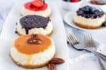 Instant Pot Mini Cheesecakes plus Topping Ideas plus Gifting Ideas!