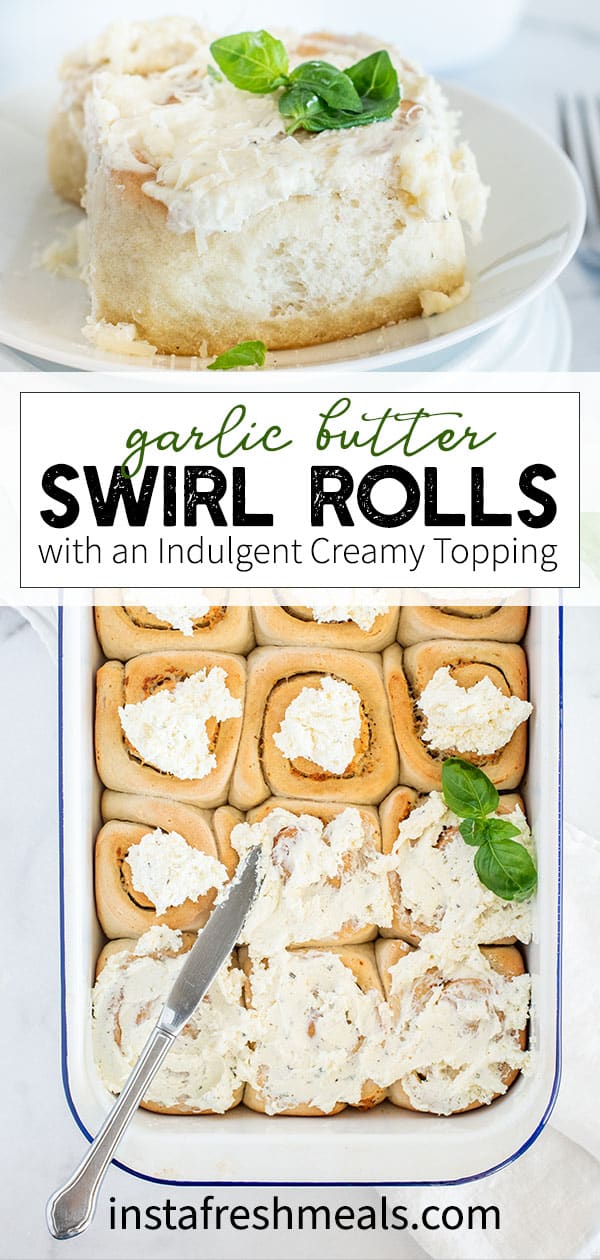 Swirly Garlic Rolls - InstaFresh Meals