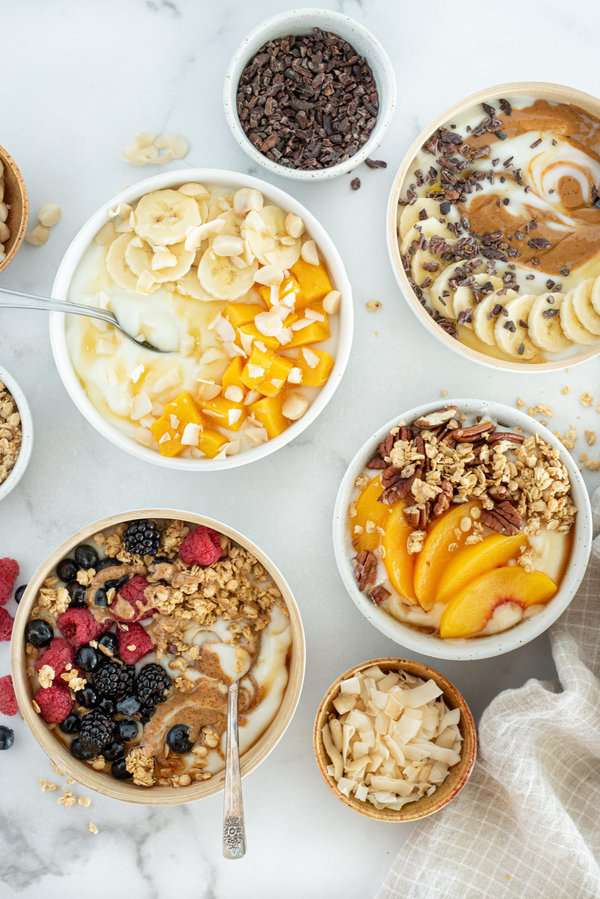 Healthy Yogurt Bowls - 4 Ways - InstaFresh Meals